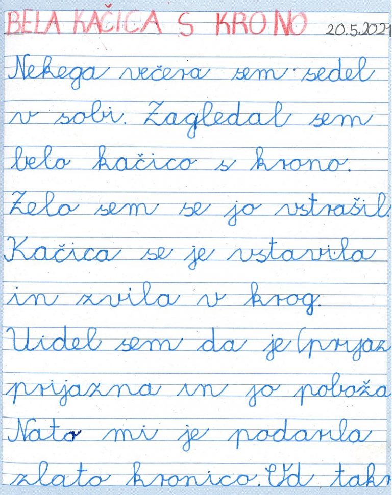 Še pred pisanimi pa smo se najprej naučili tiskane črke